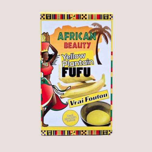 Fufu Plantain Jaune – Farine de Banane Plantain – 681 g – FLIVO